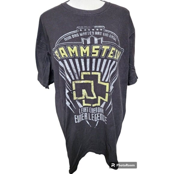 Shirts | Rammstein Band Tshirt Xl Black Rock Metal | Poshmark